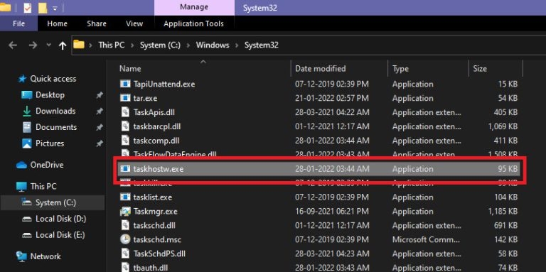 What is Taskhostw.Exe on Windows 10 and is it Safe? | TechLatest