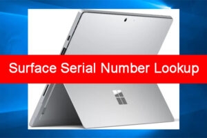 How to Find the Serial Number of Surface Device? | TechLatest