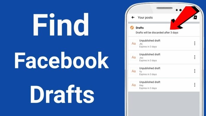 How To Find Facebook Drafts on PC/Mobile? | TechLatest