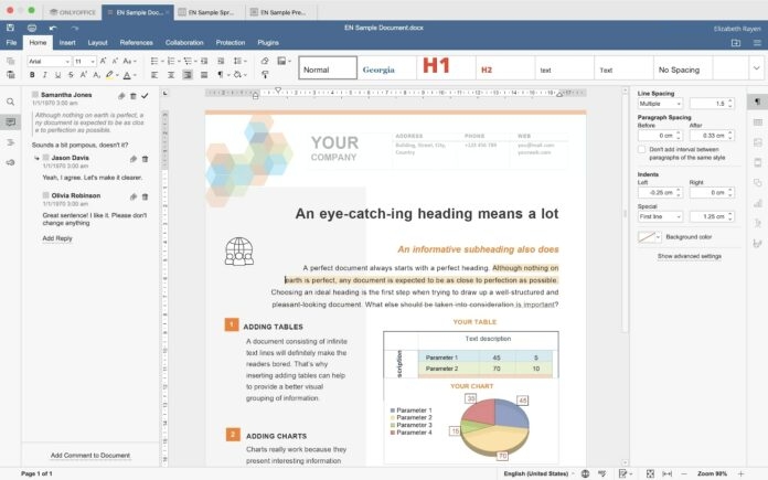 ONLYOFFICE Desktop Editors: A Free Office Suite For Windows | TechLatest
