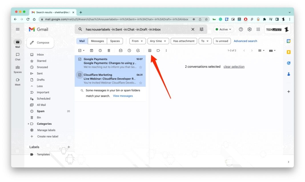 How to Retrieve Archived Emails in Gmail? | TechLatest
