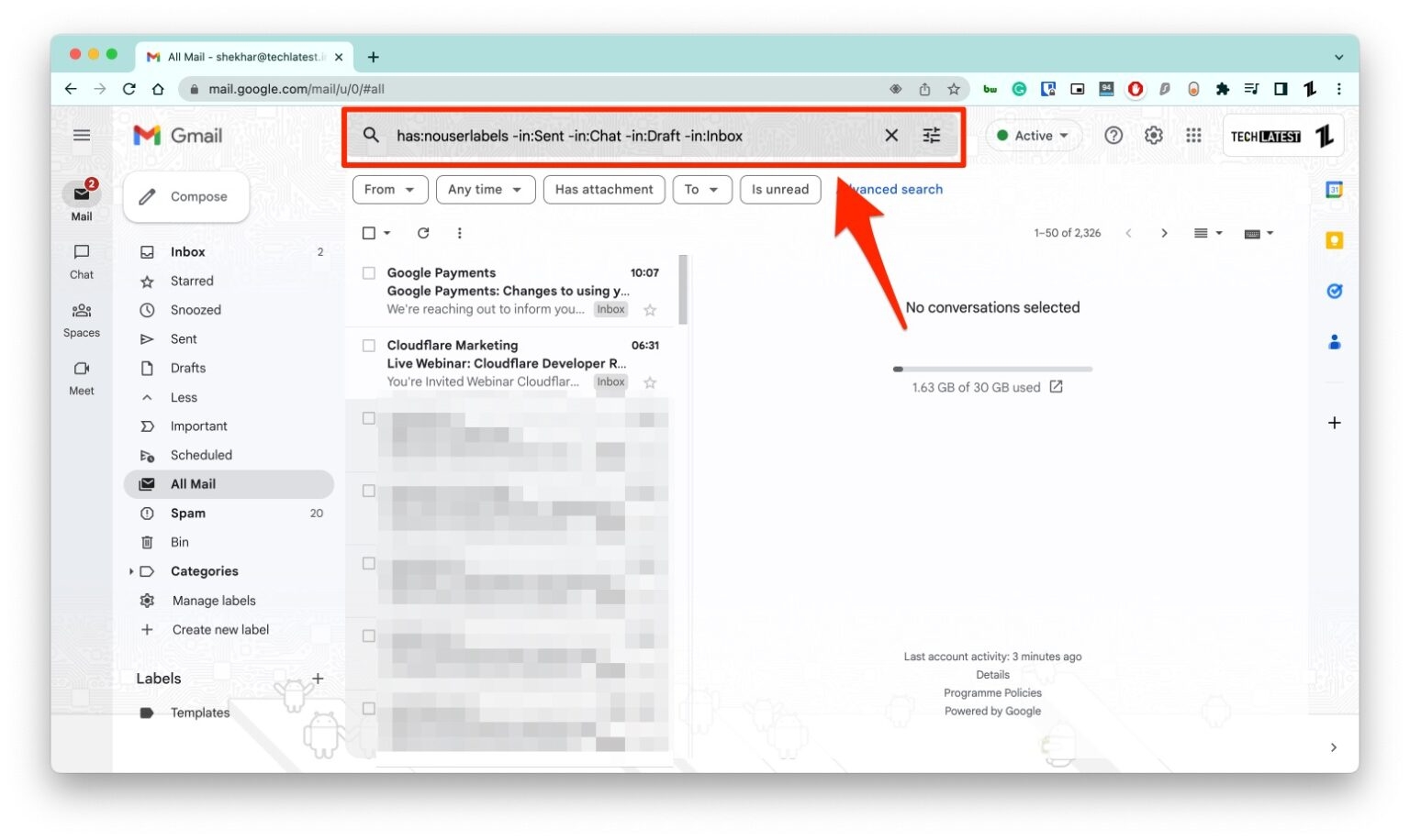 How to Retrieve Archived Emails in Gmail? | TechLatest
