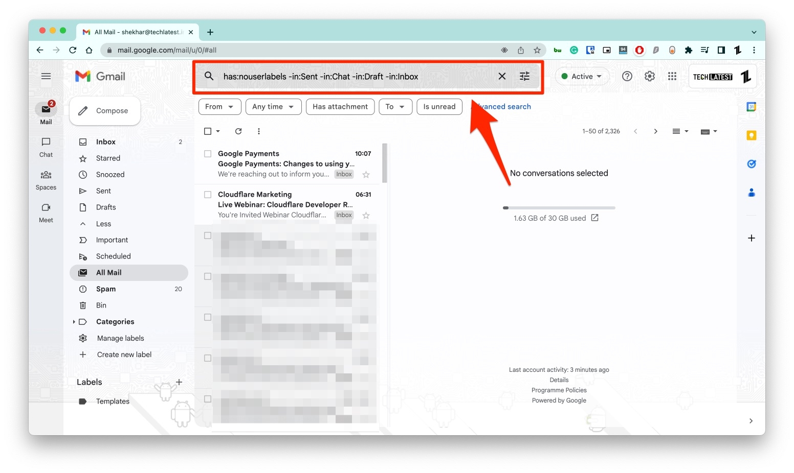 How to Retrieve Archived Emails in Gmail? | TechLatest