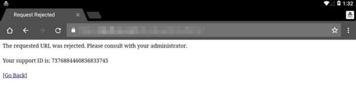 Fix "The Requested URL Was Rejected. Please Consult With Your ...
