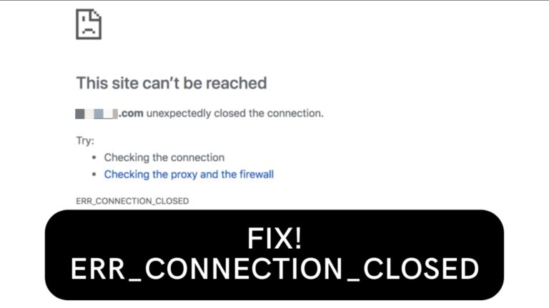 What is ERR_CONNECTION_CLOSED? How to Fix it? | TechLatest What is ERR_CONNECTION_CLOSED? How to Fix it? | TechLatest