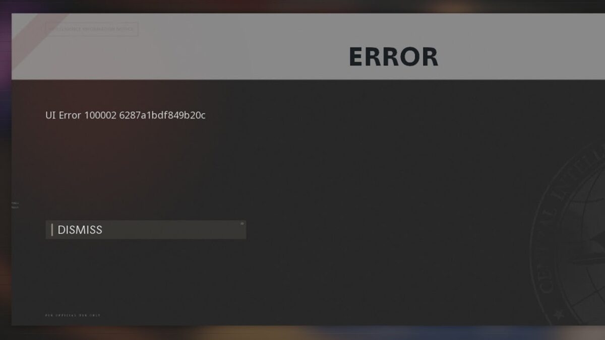 How to Fix COD Black Ops Cold War UI Error 100002? | TechLatest