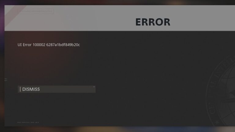 How to Fix COD Black Ops Cold War UI Error 100002? | TechLatest