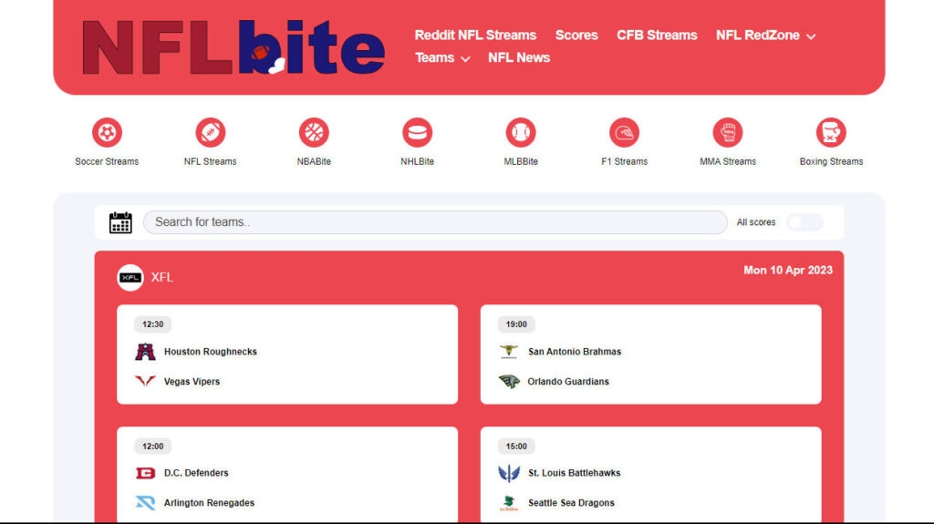 Top 10 Best NFL Streaming Sites and Apps for 2025 | TechLatest