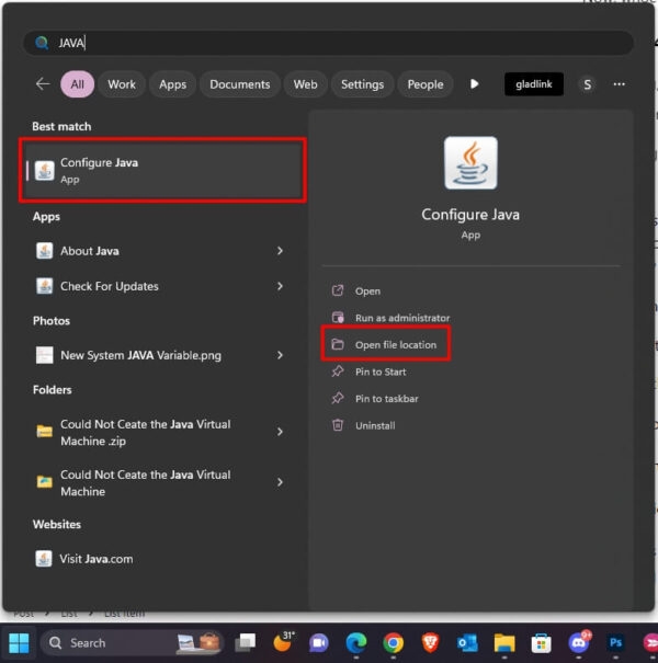 Solved Could Not Create The Java Virtual Machine Error Techlatest