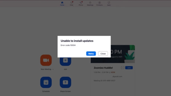 9 Ways to Fix Zoom Error Code 10004 (Windows and Mac) | TechLatest