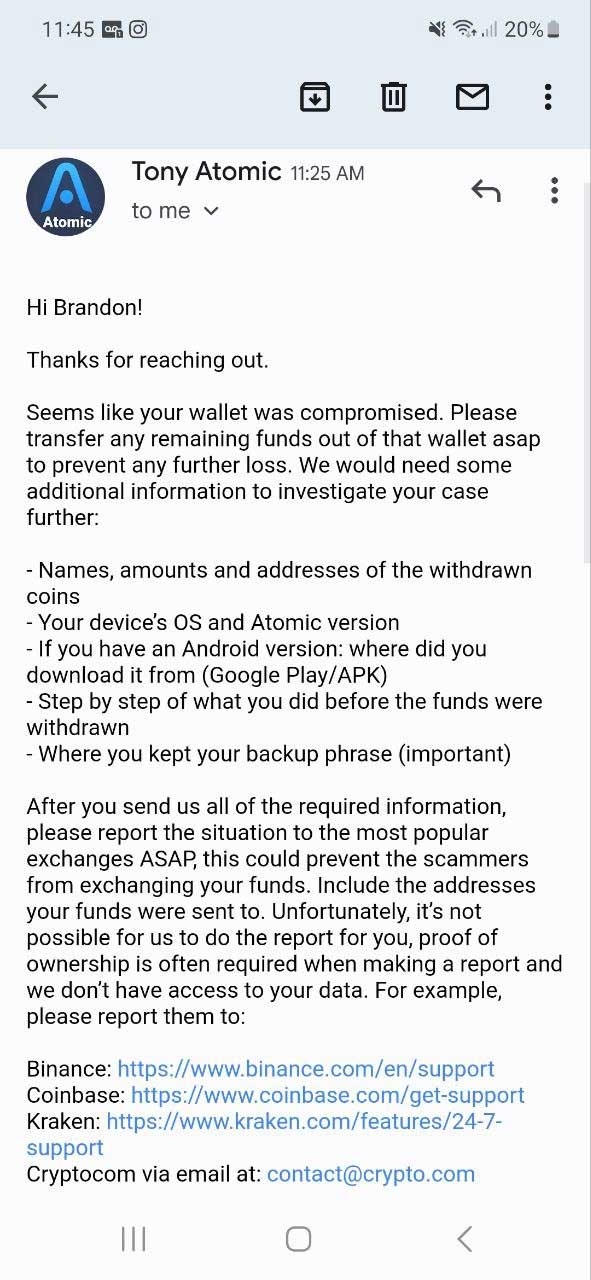 Atomic Wallet's Compromise Leads to Millions of Stolen Cryptocurrencies ...