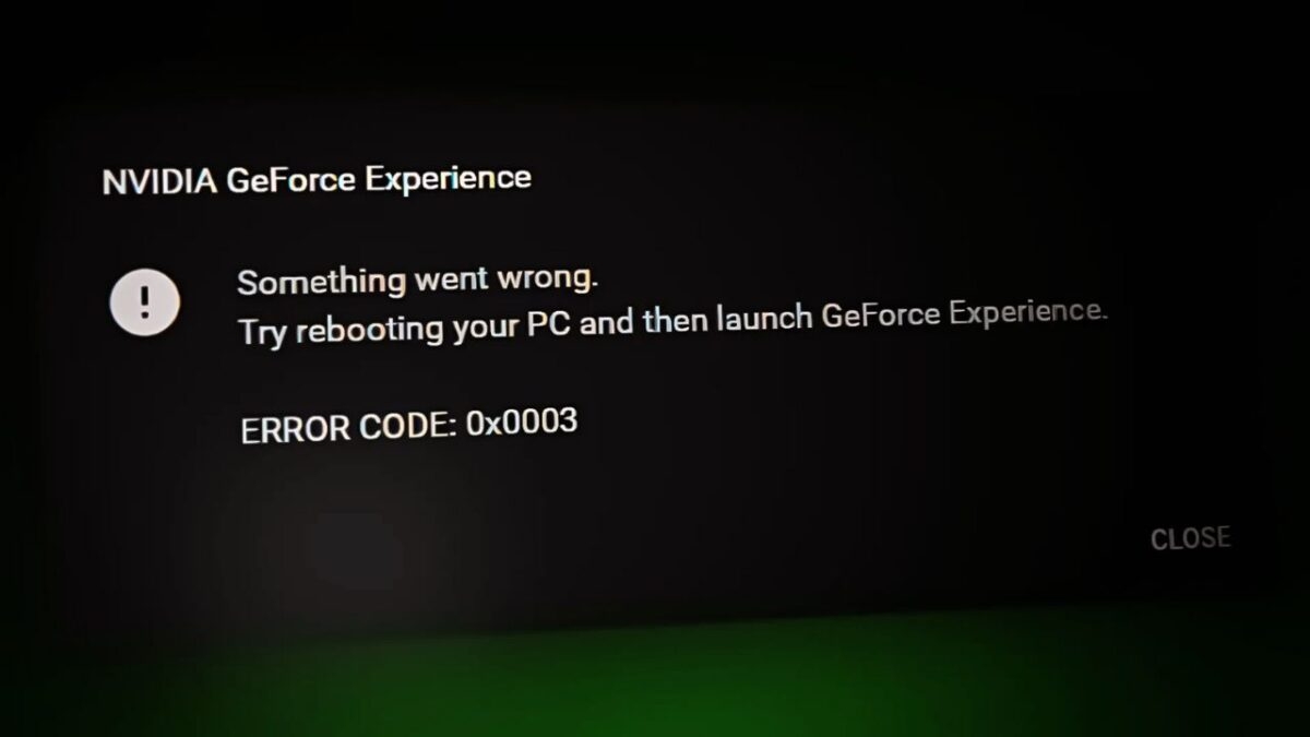 How to Fix GeForce Error Code 0x0003? | TechLatest