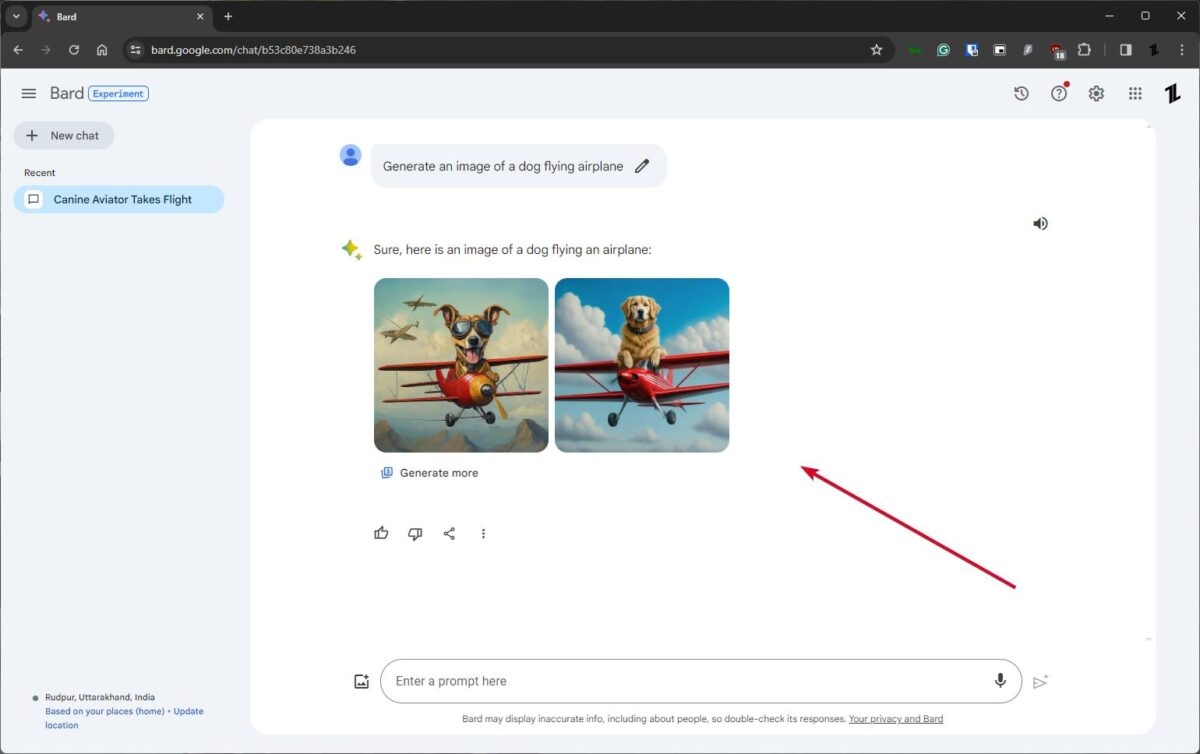 How to Generate AI Images using Google Bard? | TechLatest