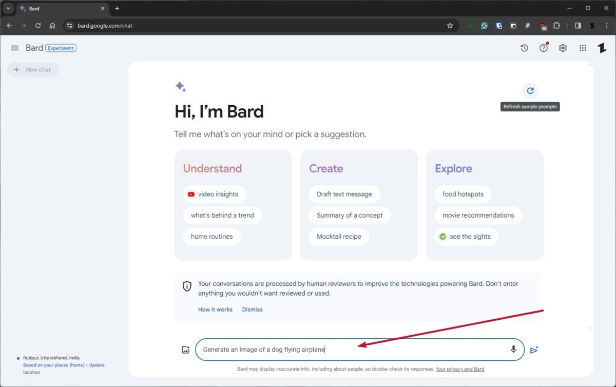 How to Generate AI Images using Google Bard? | TechLatest