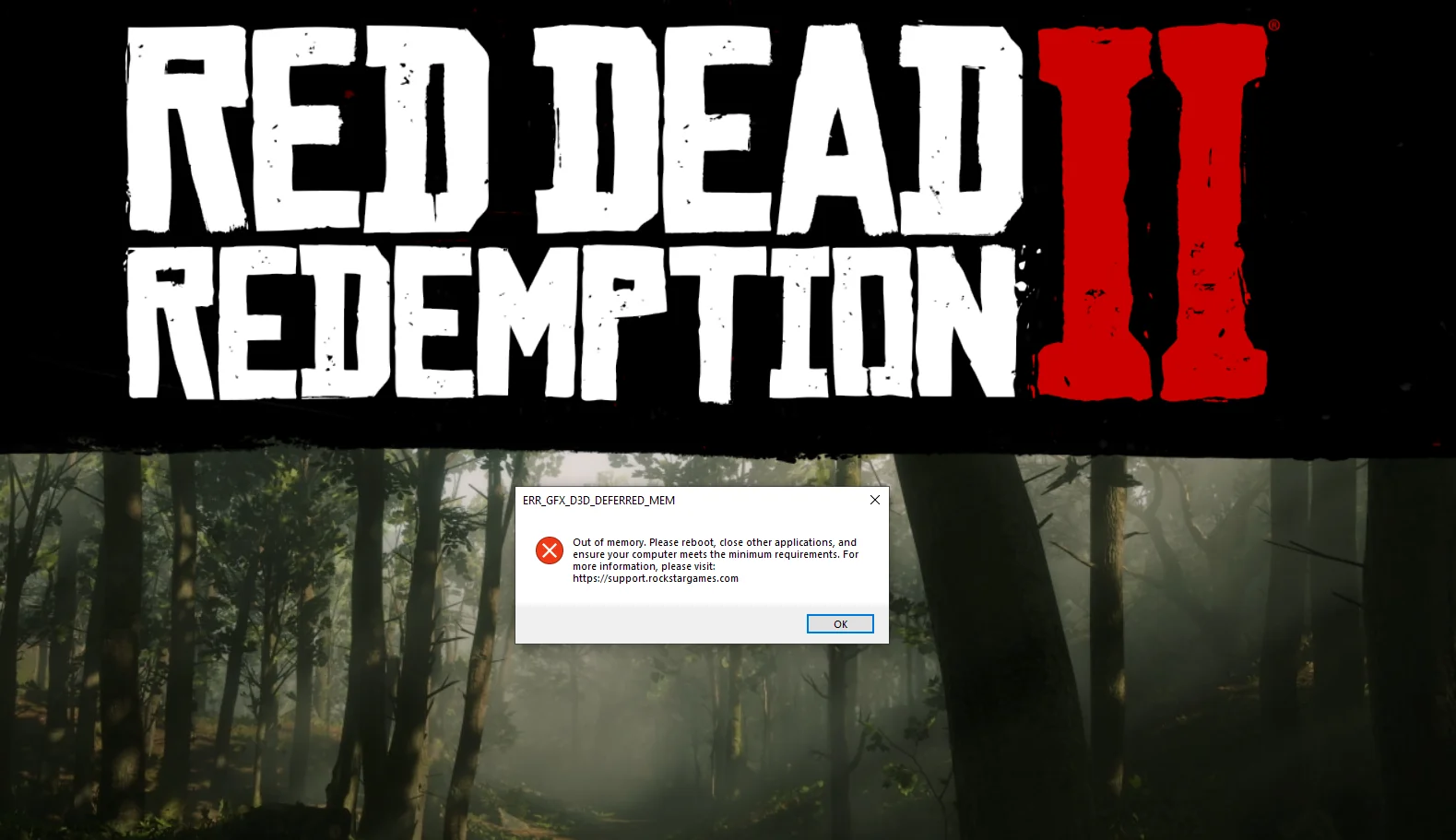 How to Fix Red Dead Redemption 2 Out Of Memory Error? | TechLatest