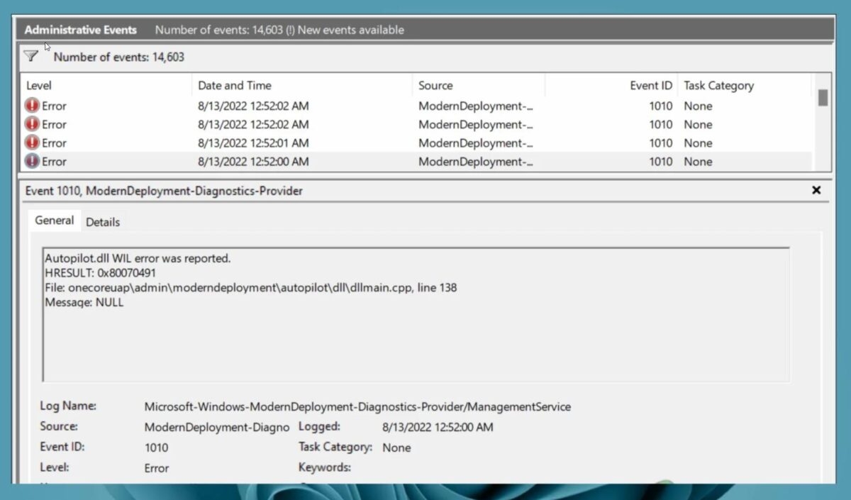 Fix: Autopilot.dll WIL Error Was Reported on Windows PC | TechLatest Fix: Autopilot.dll WIL Error Was Reported on Windows PC | TechLatest