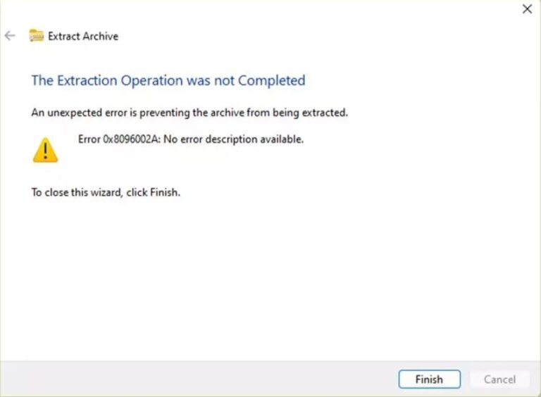 Fix: Error "0x8096002A: No error description available" on Windows 11 ...