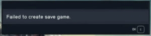 How to Fix Starfield Failed to Create Save Game?
