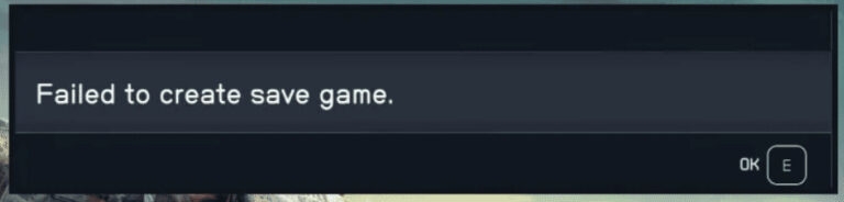 How to Fix Starfield Failed to Create Save Game?