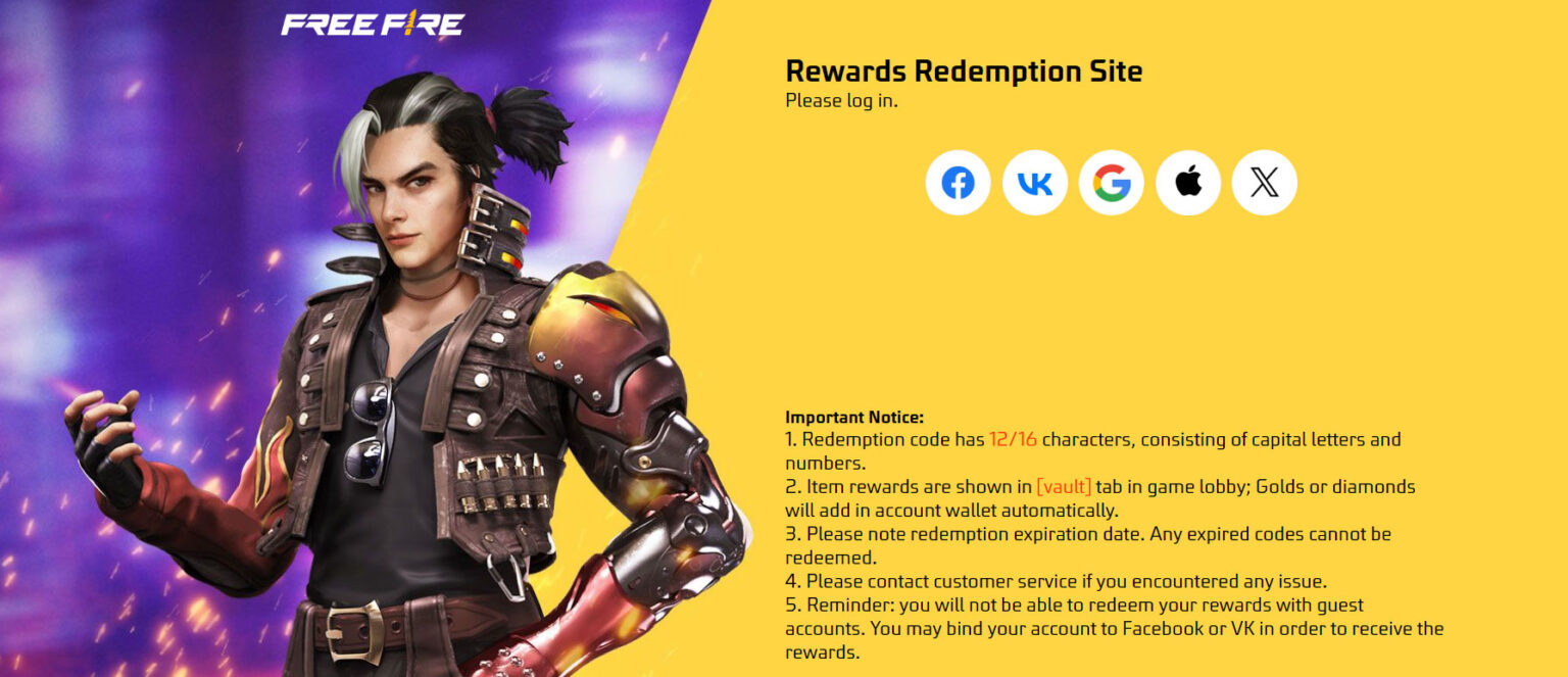 Garena Free Fire MAX Redeem Code (September 30, 2025) | TechLatest