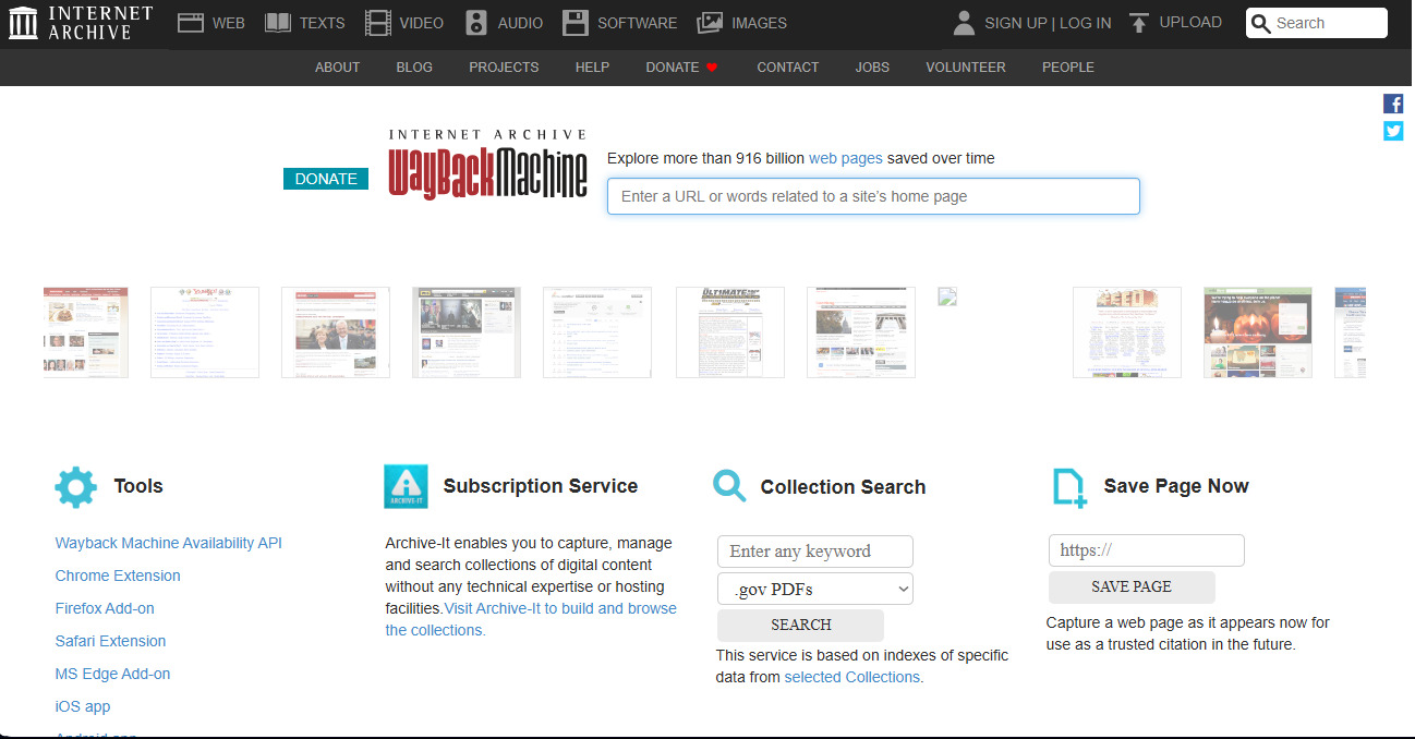 Discover How Internet Archive and Wayback Machine Digging Up the ...