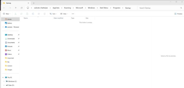 How to Access and Customize the Startup Folder in Windows 11 | TechLatest
