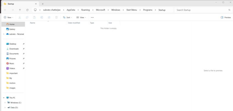 How to Access and Customize the Startup Folder in Windows 11 | TechLatest