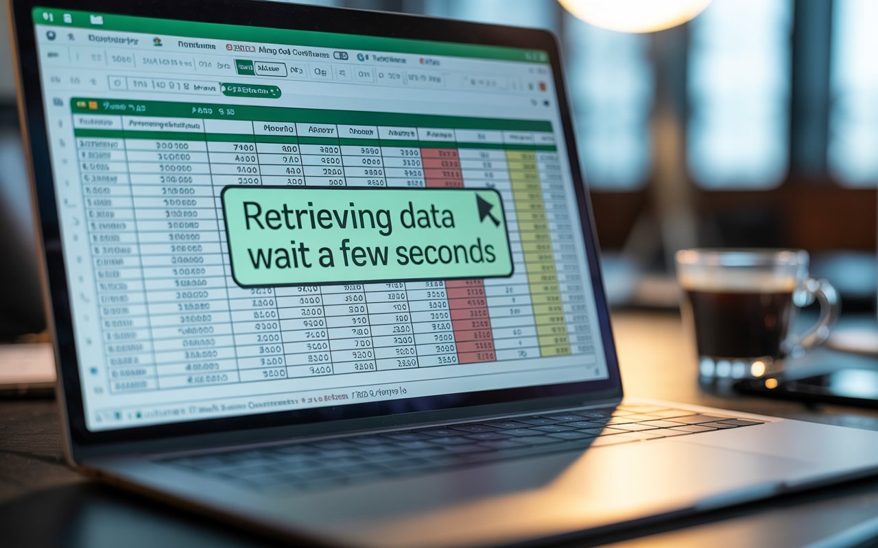 Fix: “Retrieving Data, Wait a Few Seconds” Error in MS Excel | TechLatest