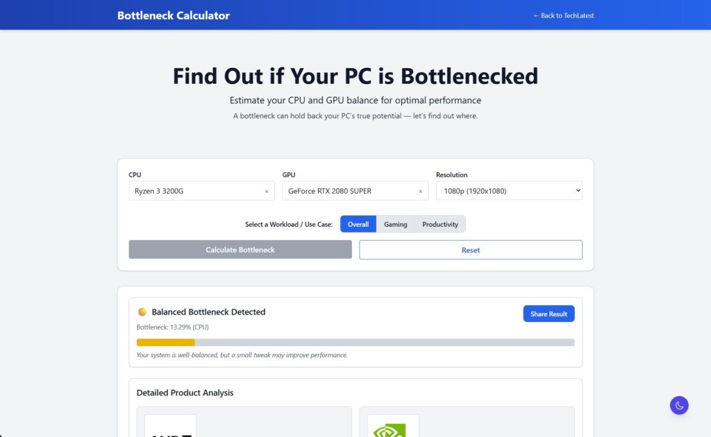 How to Identify a PC Bottleneck in Seconds with TechLatest Bottleneck ...