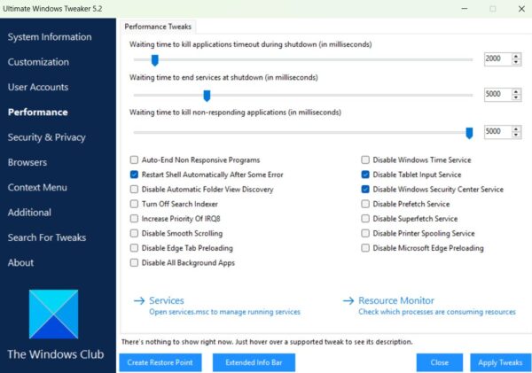 Ultimate Windows Tweaker 5 for Windows 11 by TWC | TechLatest